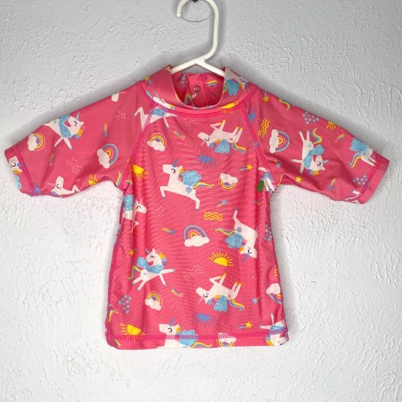 UV SKINZ | Swim | Uv Skinz Upf 5 Sun Wear Girls 2t Pink Unicorn Short ...